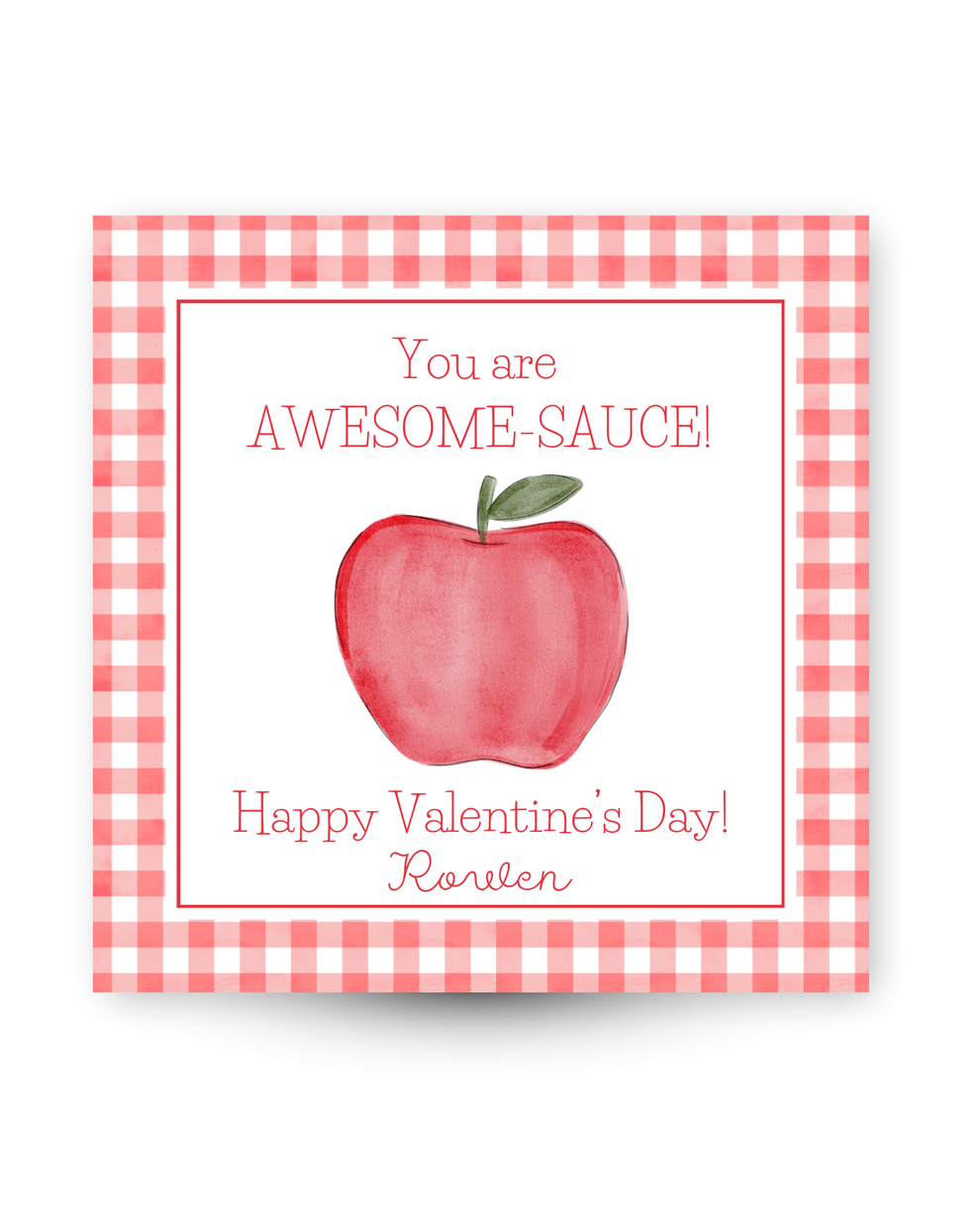 You are Awesome-Sauce! Gift Tag – Fort Worth Party Paper